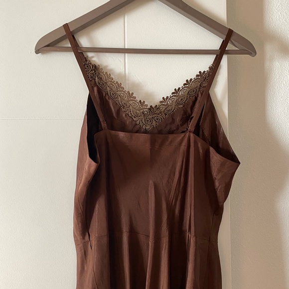 Vintage | Dresses | Amazing Vintage 4s Brown Slip Dress | Poshmark